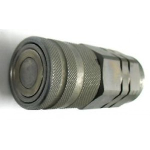 ISO 16028 Female Flat Face Quick Coupler, 1/2" body, 3/4" NPT